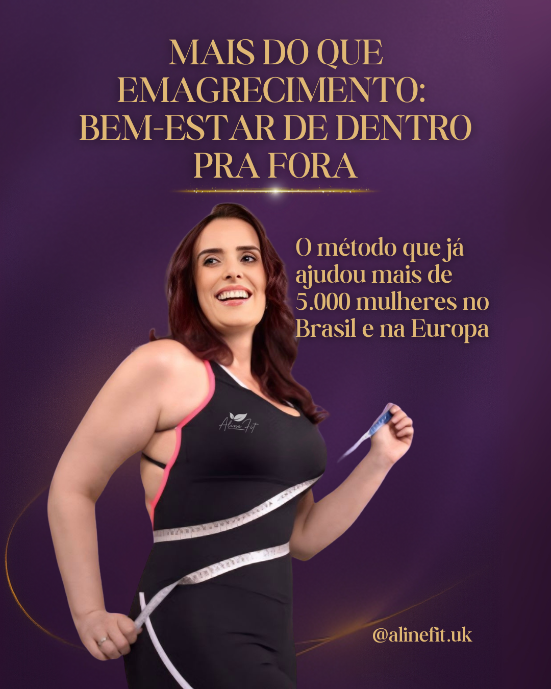 Aline Fit UK | Emagrecimento, Suplementos e Planos Alimentares Persona